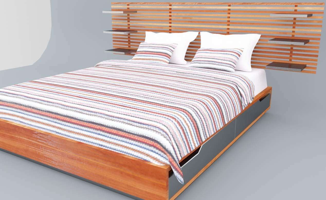 IKEA Mandal Bed - 3D Model by Arq_Lugo