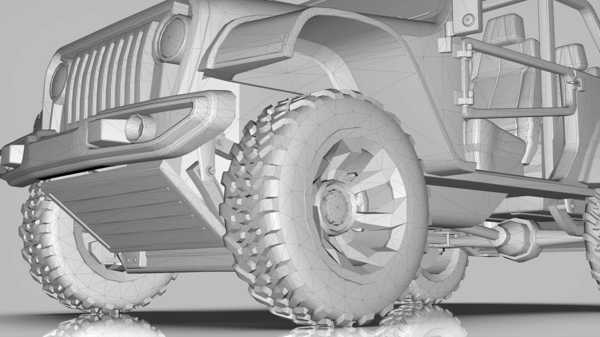 Jeep Wrangler Willys Concept - 3D Model by Arq_Lugo