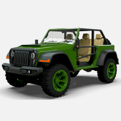 Jeep Wrangler Willys Concept - 3D Model by Arq_Lugo