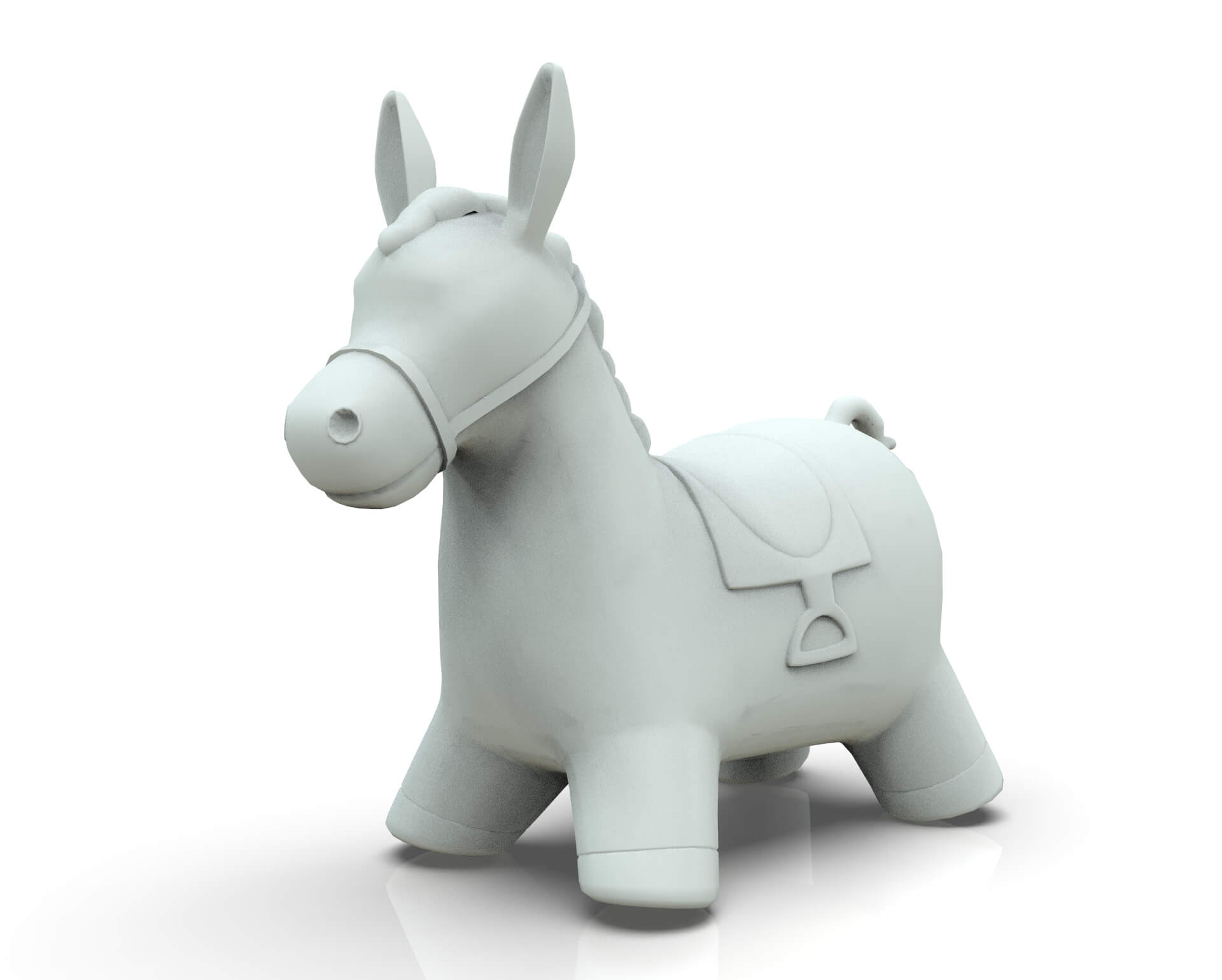 Jumping Donkey Toy Low Poly - 3D Model by Arq_Lugo