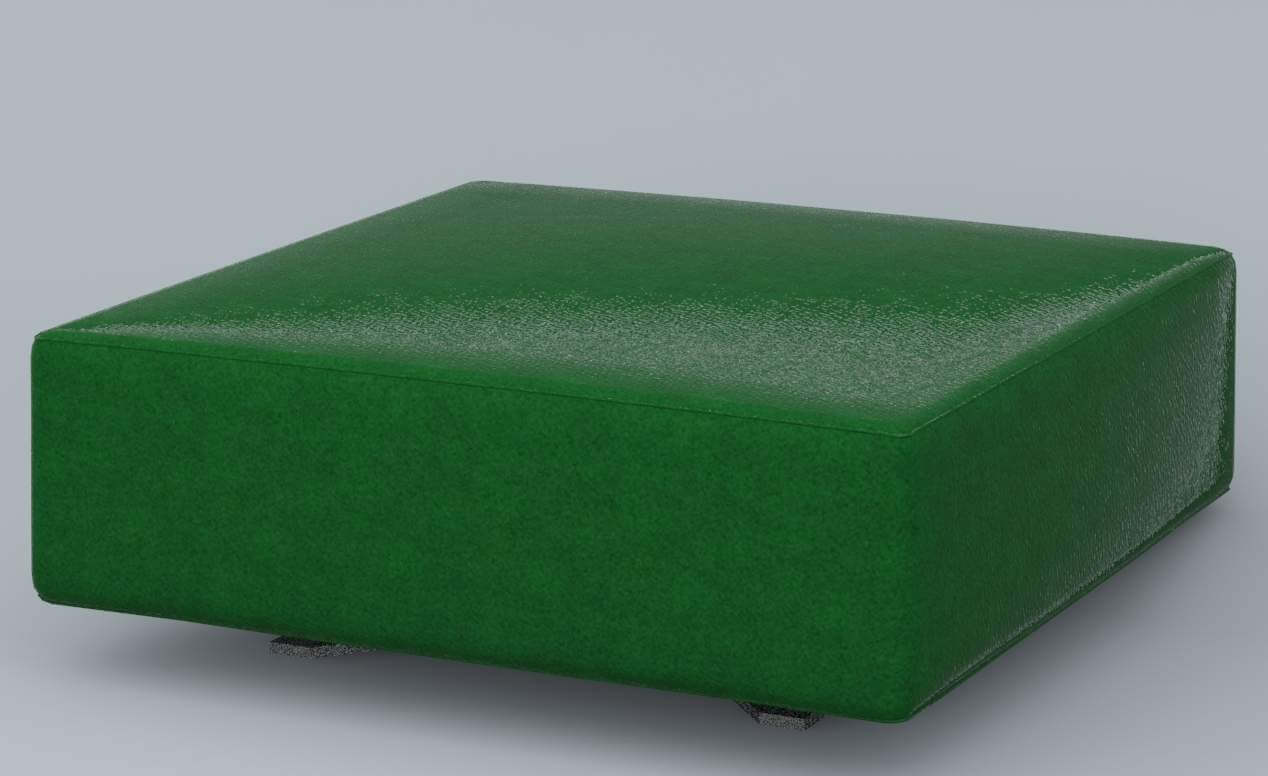 Leather Puff - 3D Model by Arq_Lugo