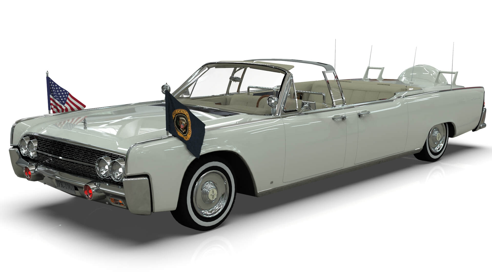 Lincoln Continental X100 1962 - 3D Model by Arq_Lugo