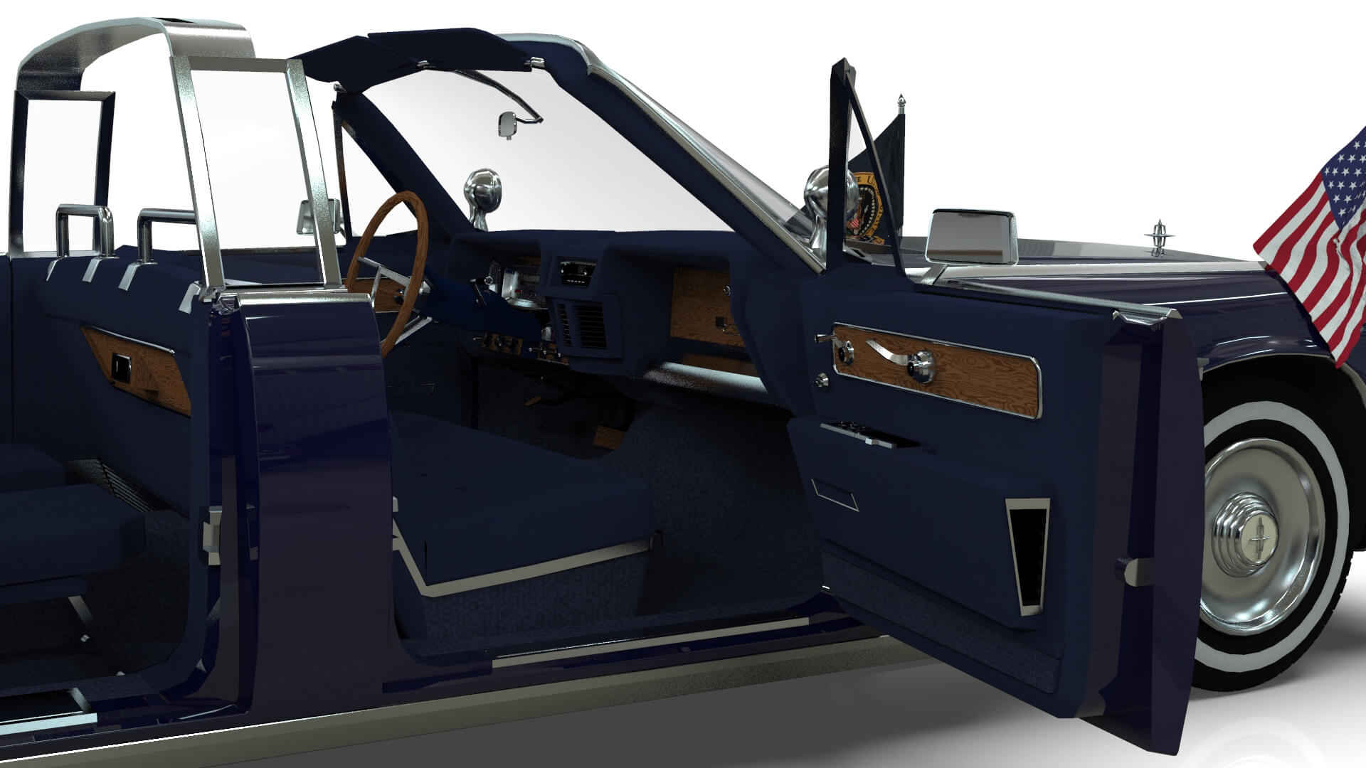 Lincoln Continental X100 1962 - 3D Model by Arq_Lugo