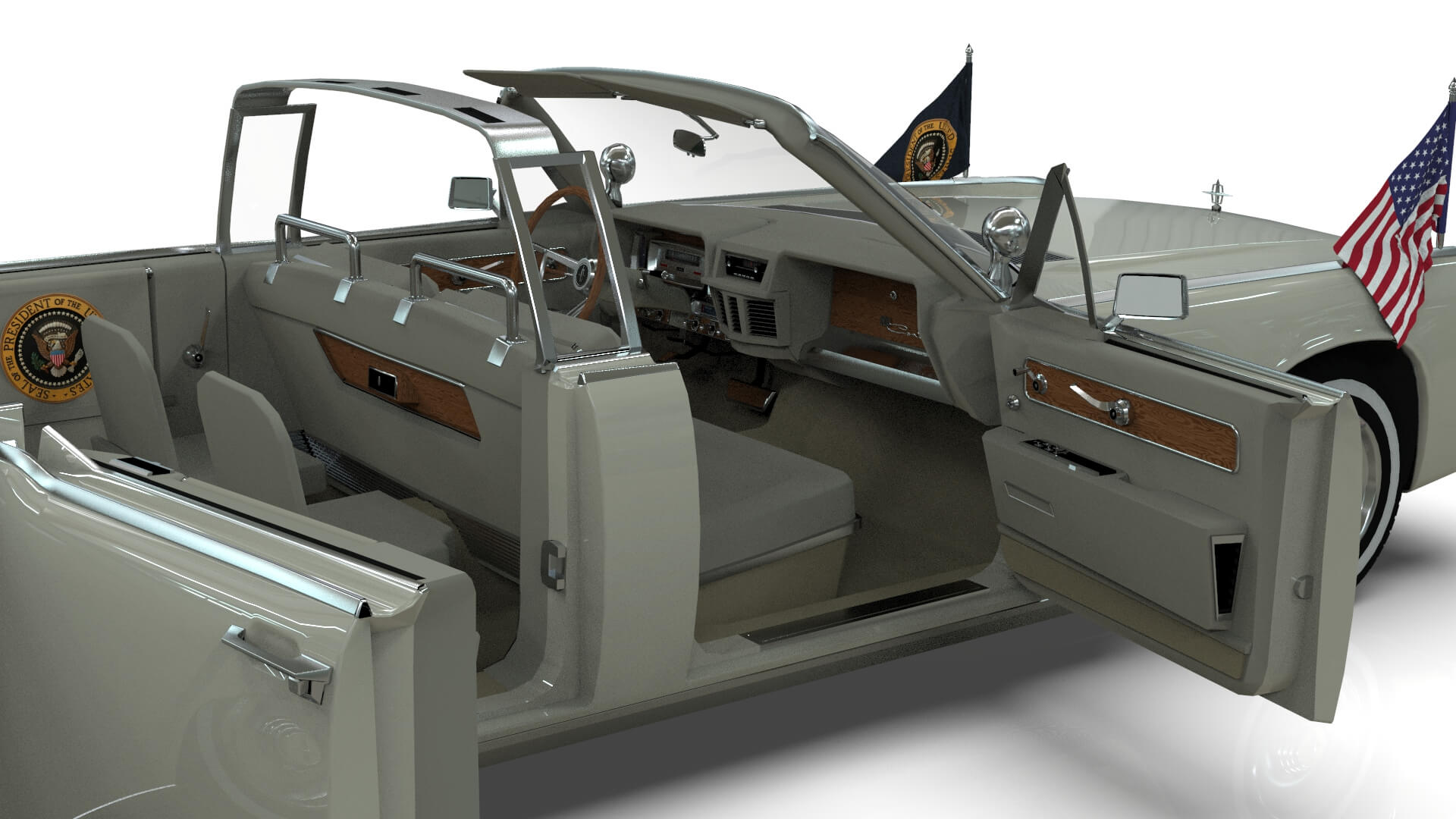 Lincoln Continental X100 1962 - 3D Model by Arq_Lugo