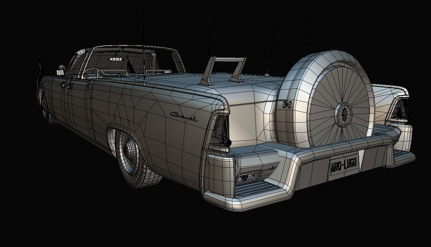Lincoln Continental X100 1962 - 3D Model by Arq_Lugo
