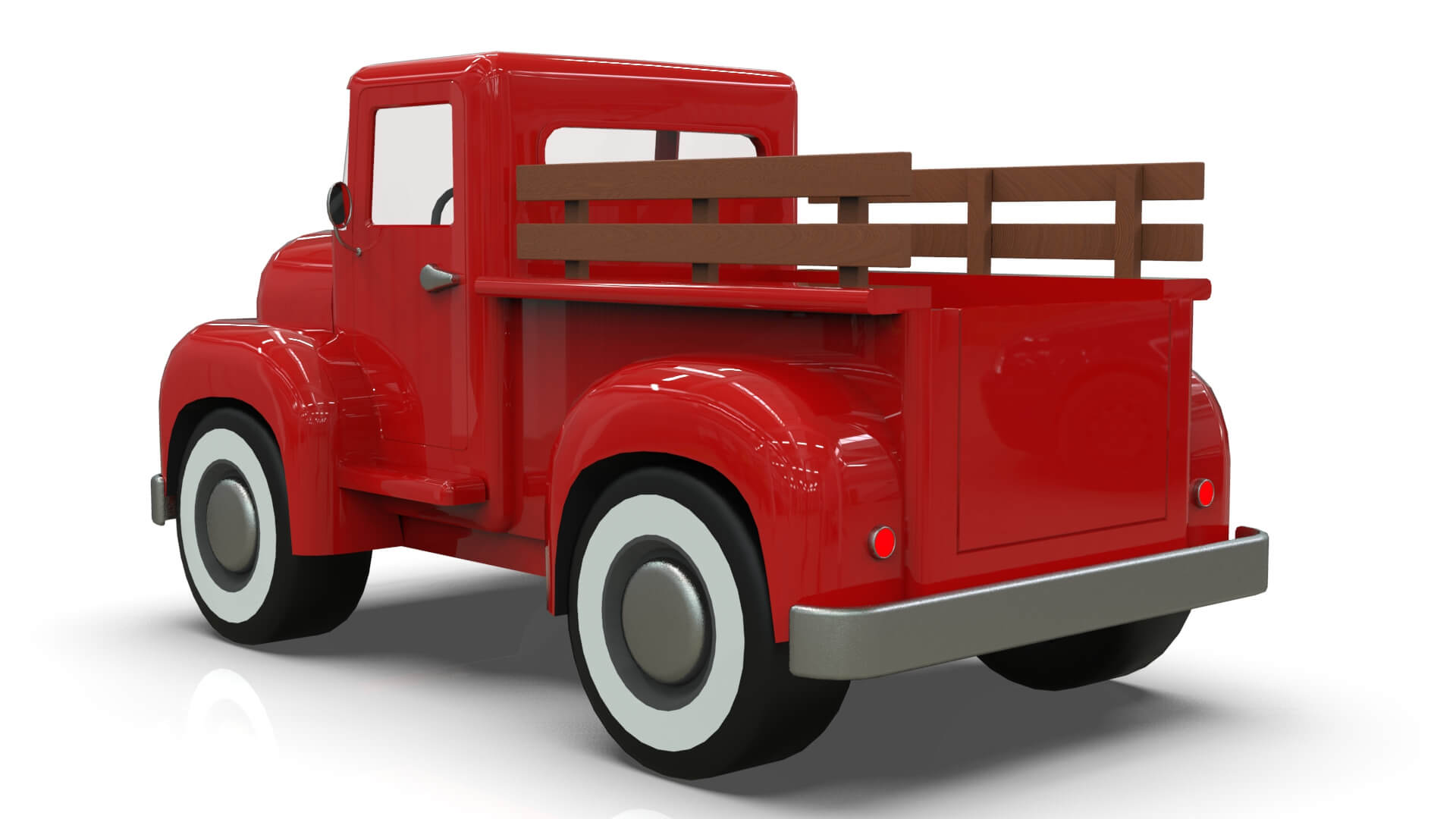 Low Poly Cartton Truck Low Poly 3D Model by Arq_Lugo