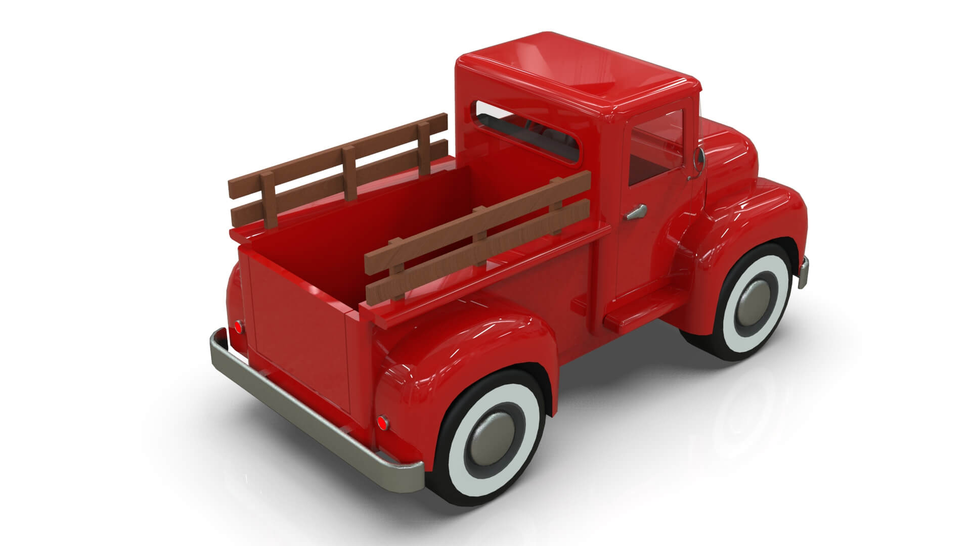 Low Poly Cartton Truck Low Poly 3D Model by Arq_Lugo