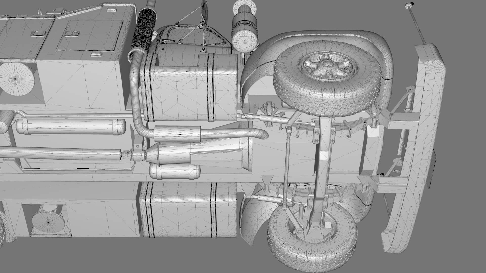 Mack Model B Wrecker 3D Model Holmes 850 with Camelback by Arq_Lugo