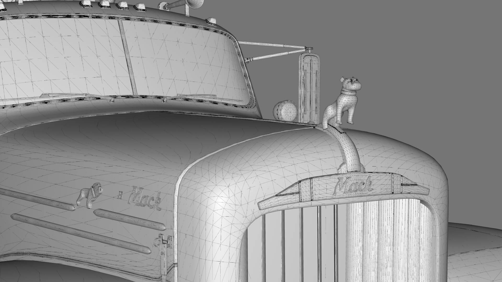 Mack Model B Wrecker 3D Model Holmes 850 with Camelback by Arq_Lugo