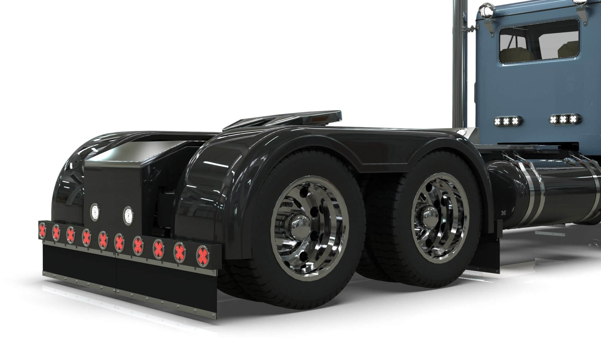 Peterbilt 351 LW 1967 Truck - 3D Model by Arq_Lugo