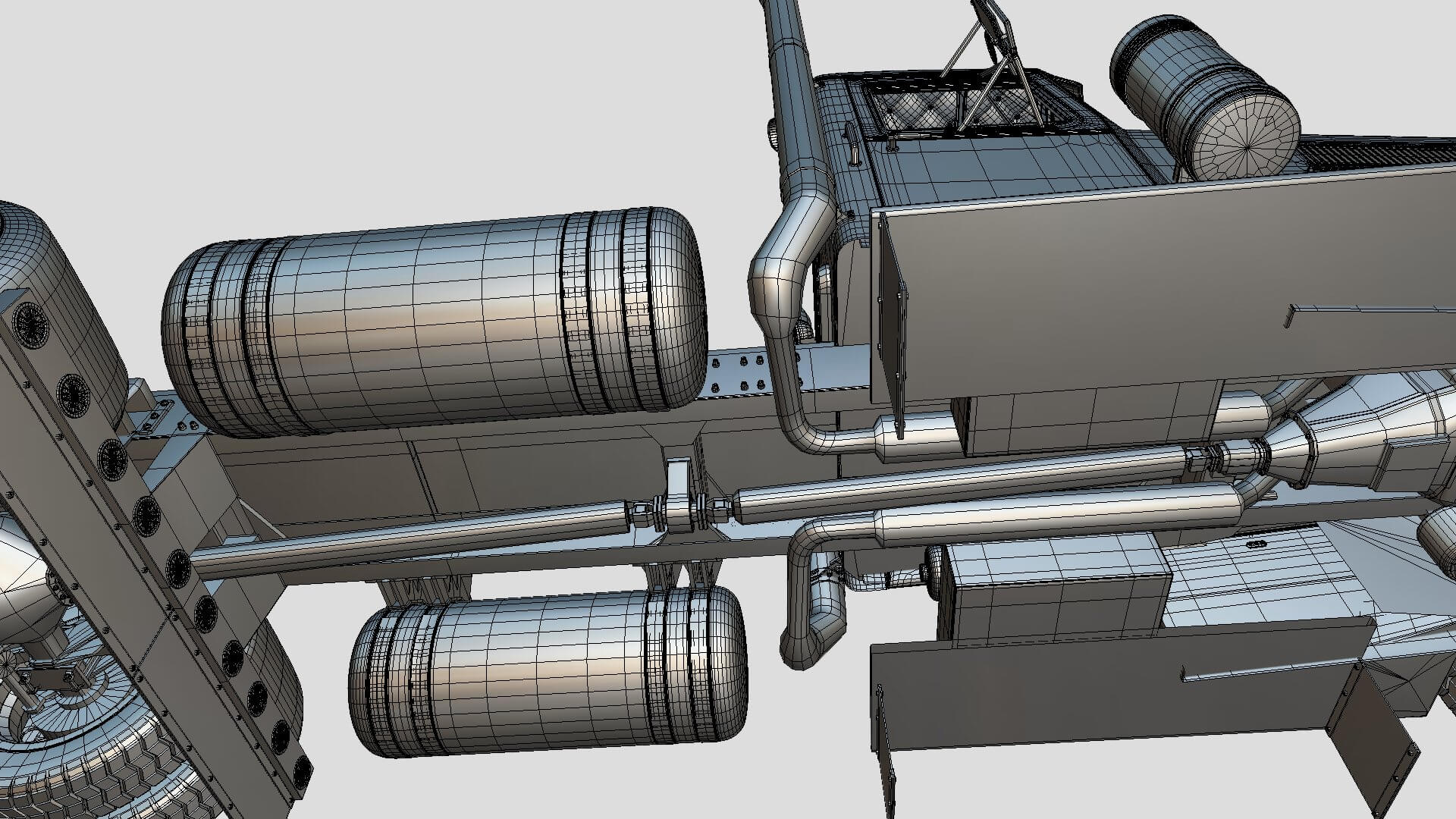 Peterbilt 351 LW 1967 Truck - 3D Model by Arq_Lugo
