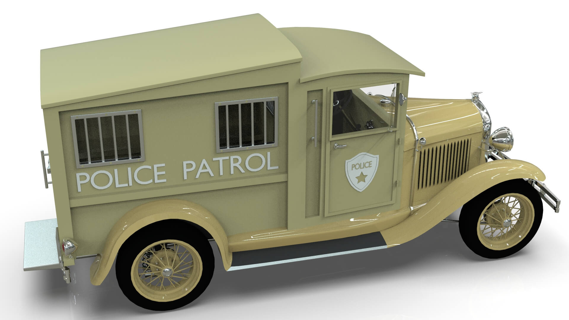 Police Patrol Ford Model AA 1930 by Arq_Lugo