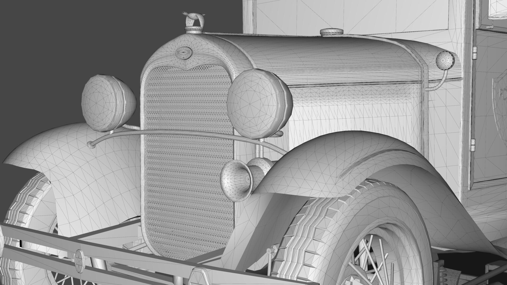 Police Patrol Ford Model AA 1930 by Arq_Lugo