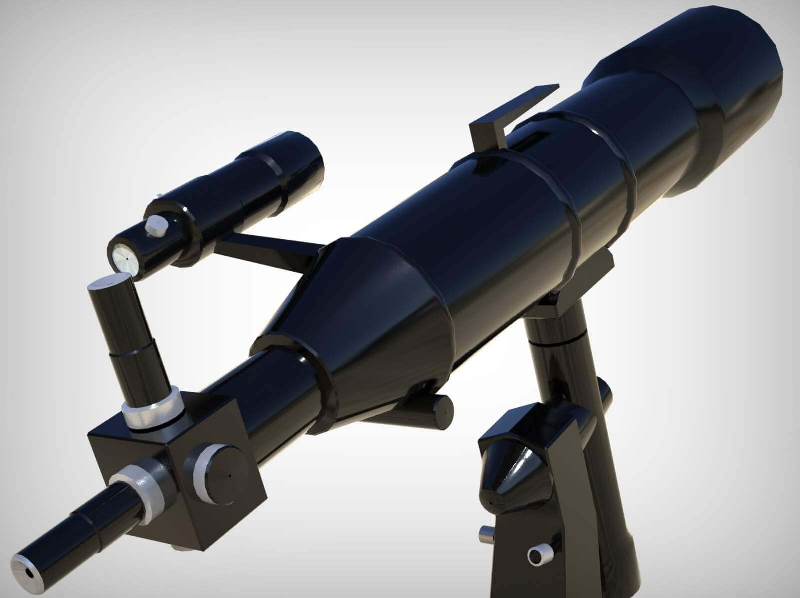 Telescope - 3D Model by Arq_Lugo