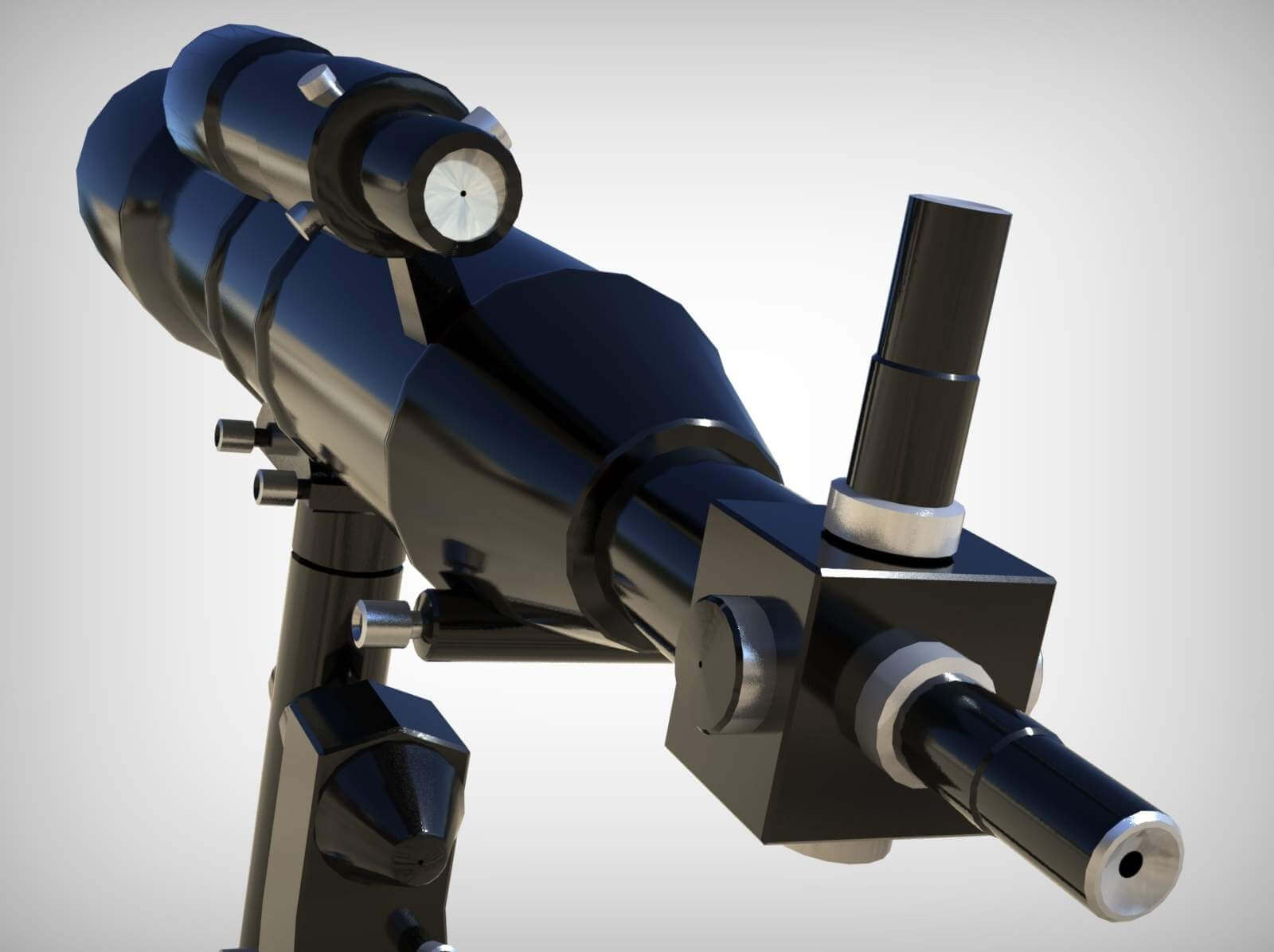 Telescope - 3D Model by Arq_Lugo