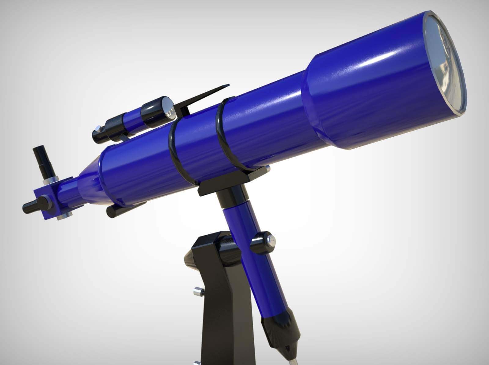 Telescope - 3D Model by Arq_Lugo