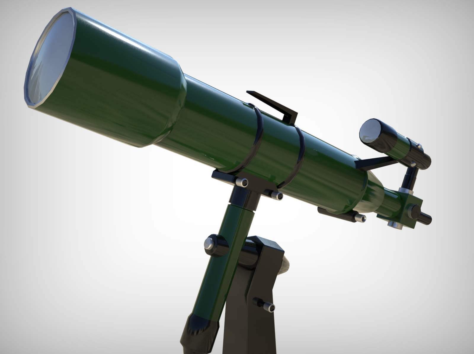 Telescope - 3D Model by Arq_Lugo