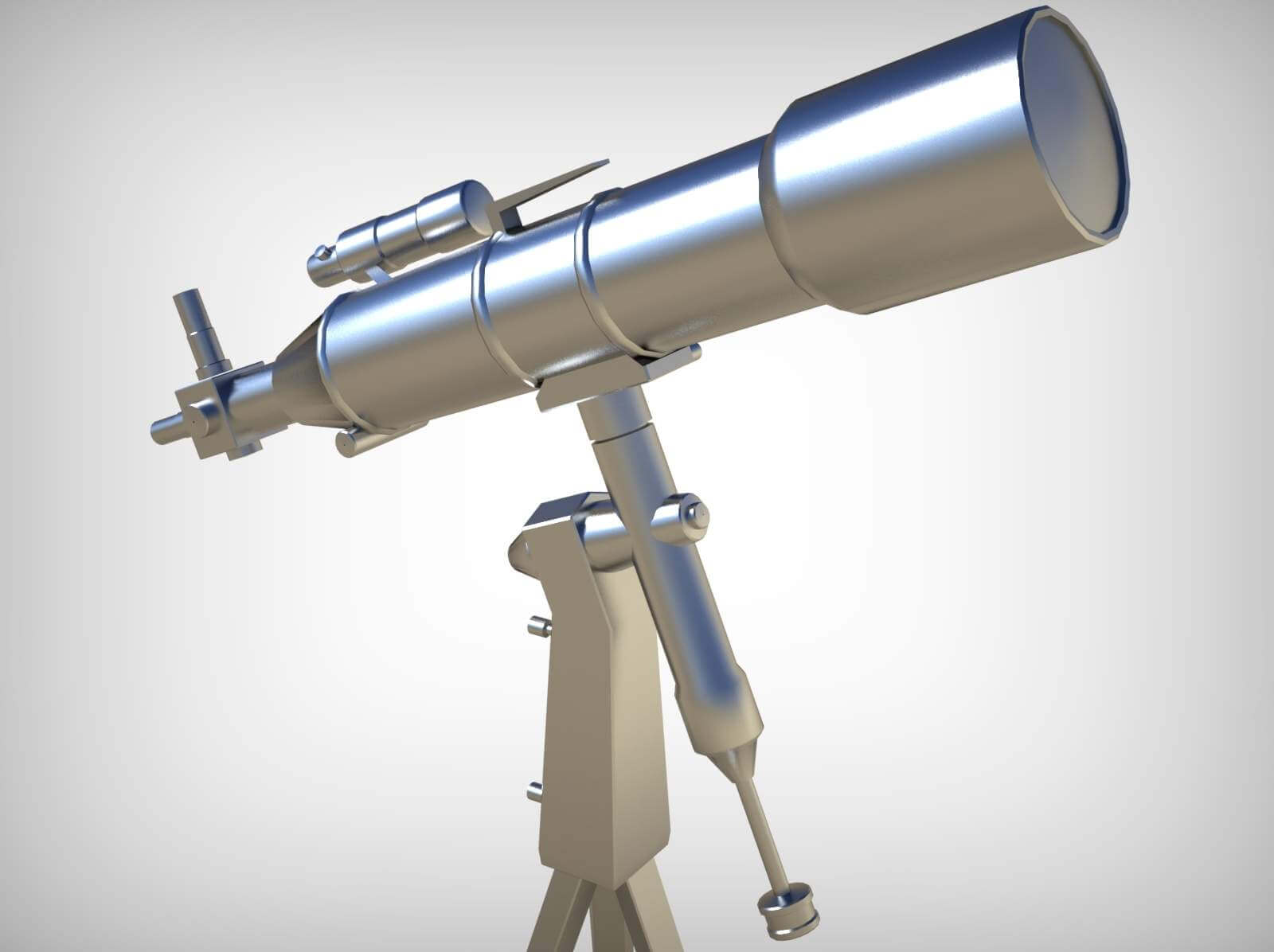 Telescope - 3D Model by Arq_Lugo