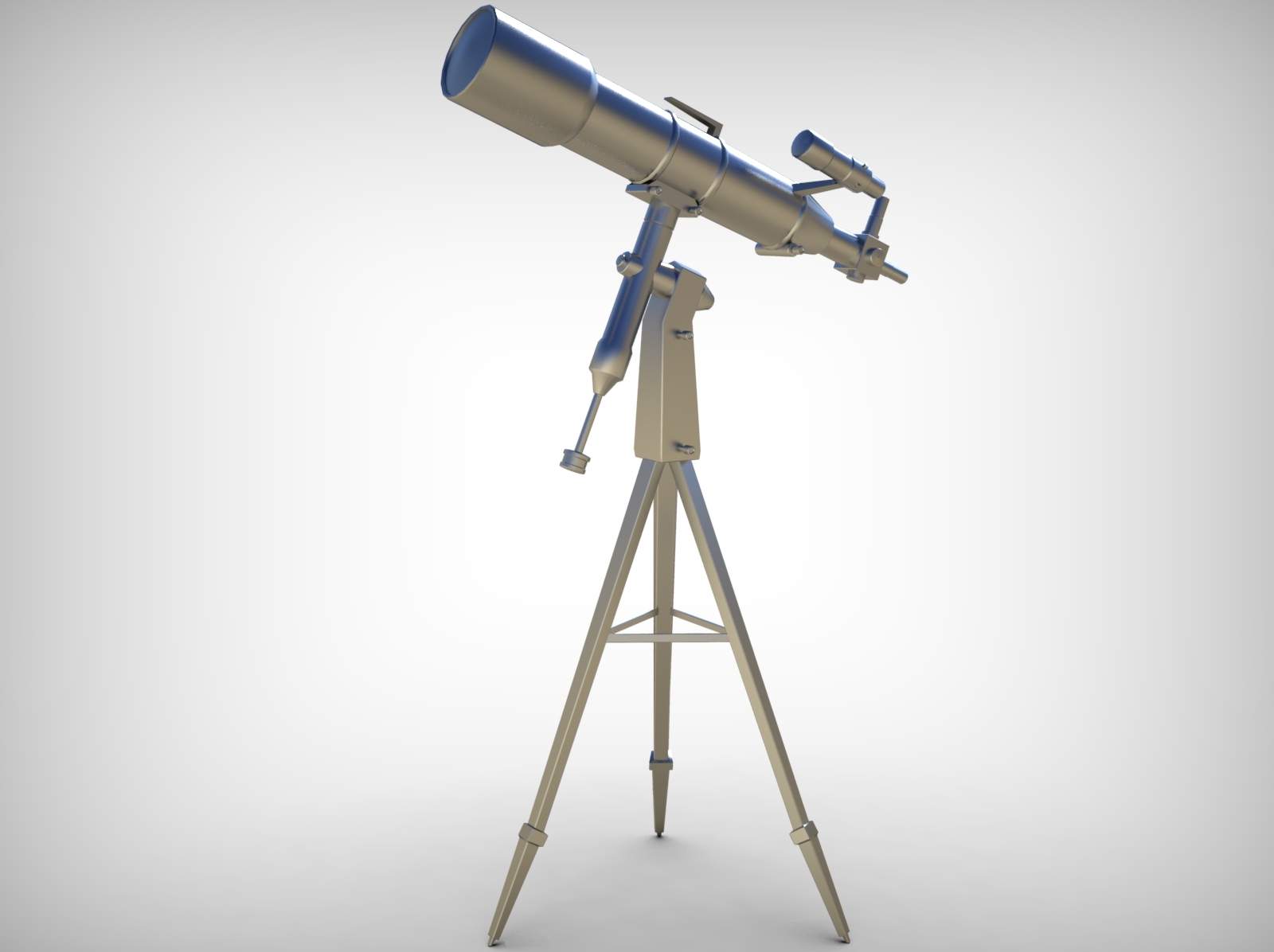 Telescope - 3D Model by Arq_Lugo