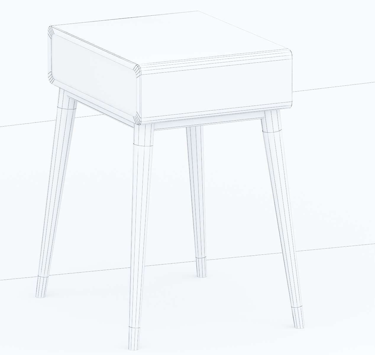 Stool Table - 3D Model by Arq_Lugo