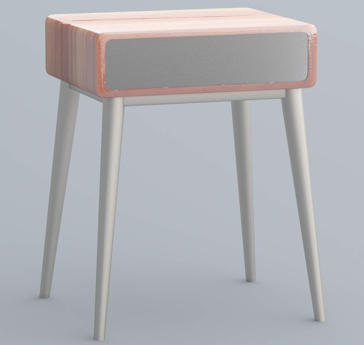 Stool Table - 3D Model by Arq_Lugo