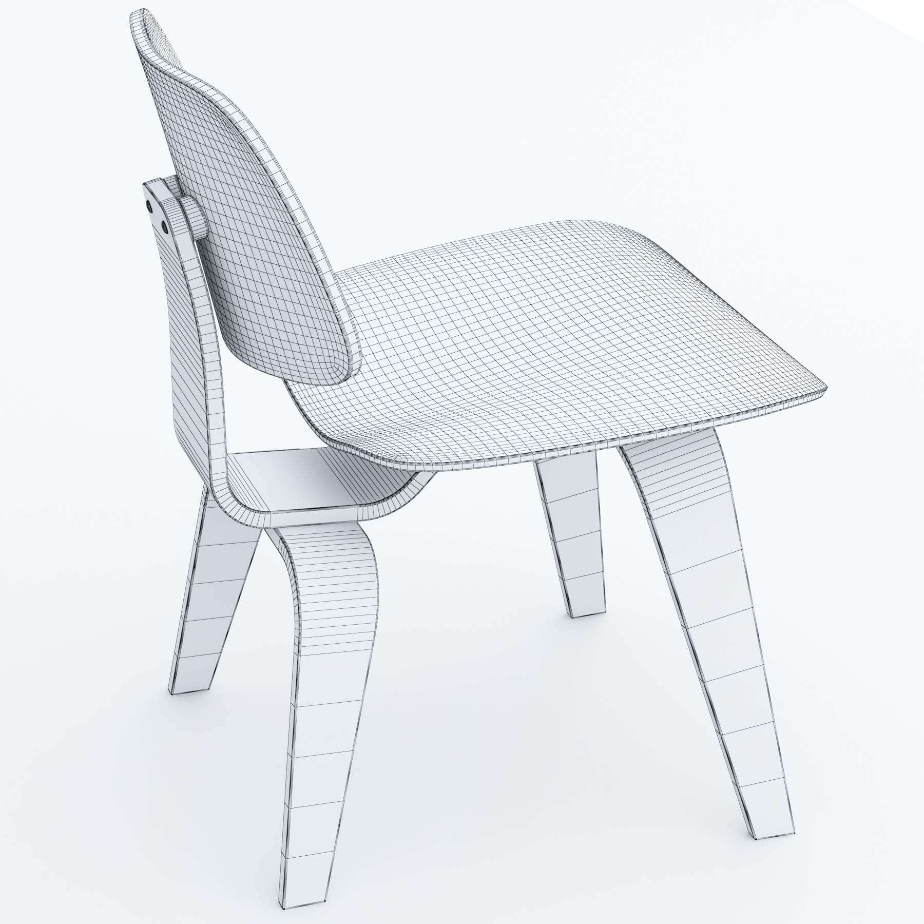 Wooden Chair - 3D Model by Arq_Lugo