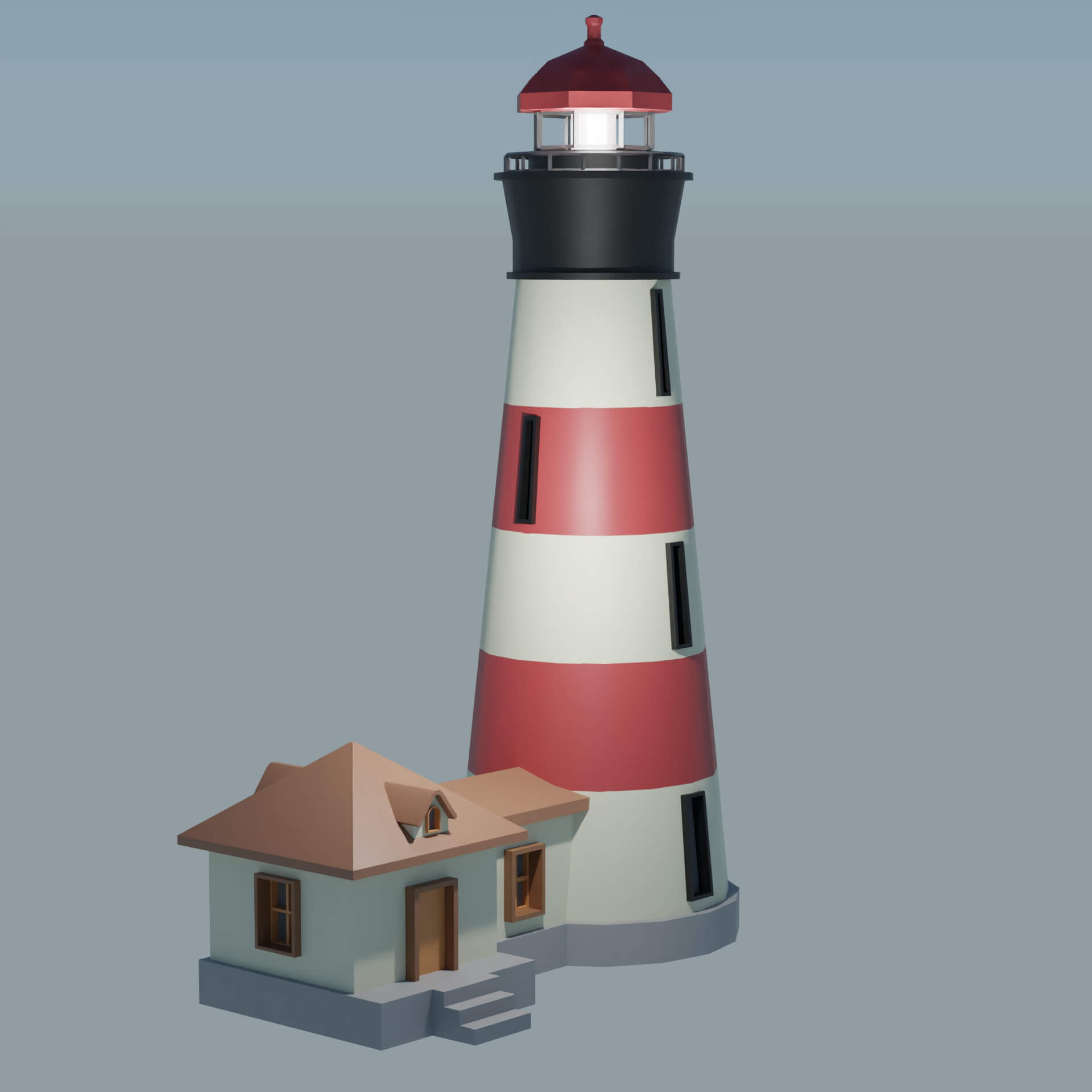Lighthouse - 3D Model by Arq_Maaaahh