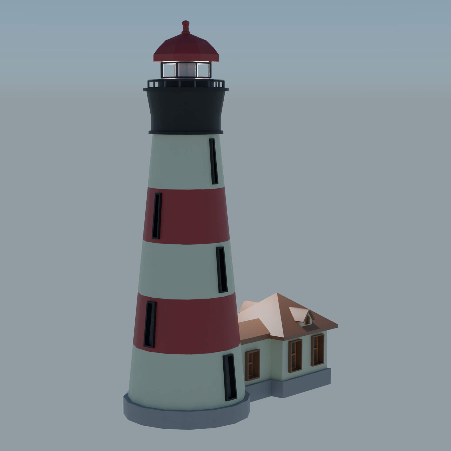 Lighthouse - 3D Model by Arq_Maaaahh