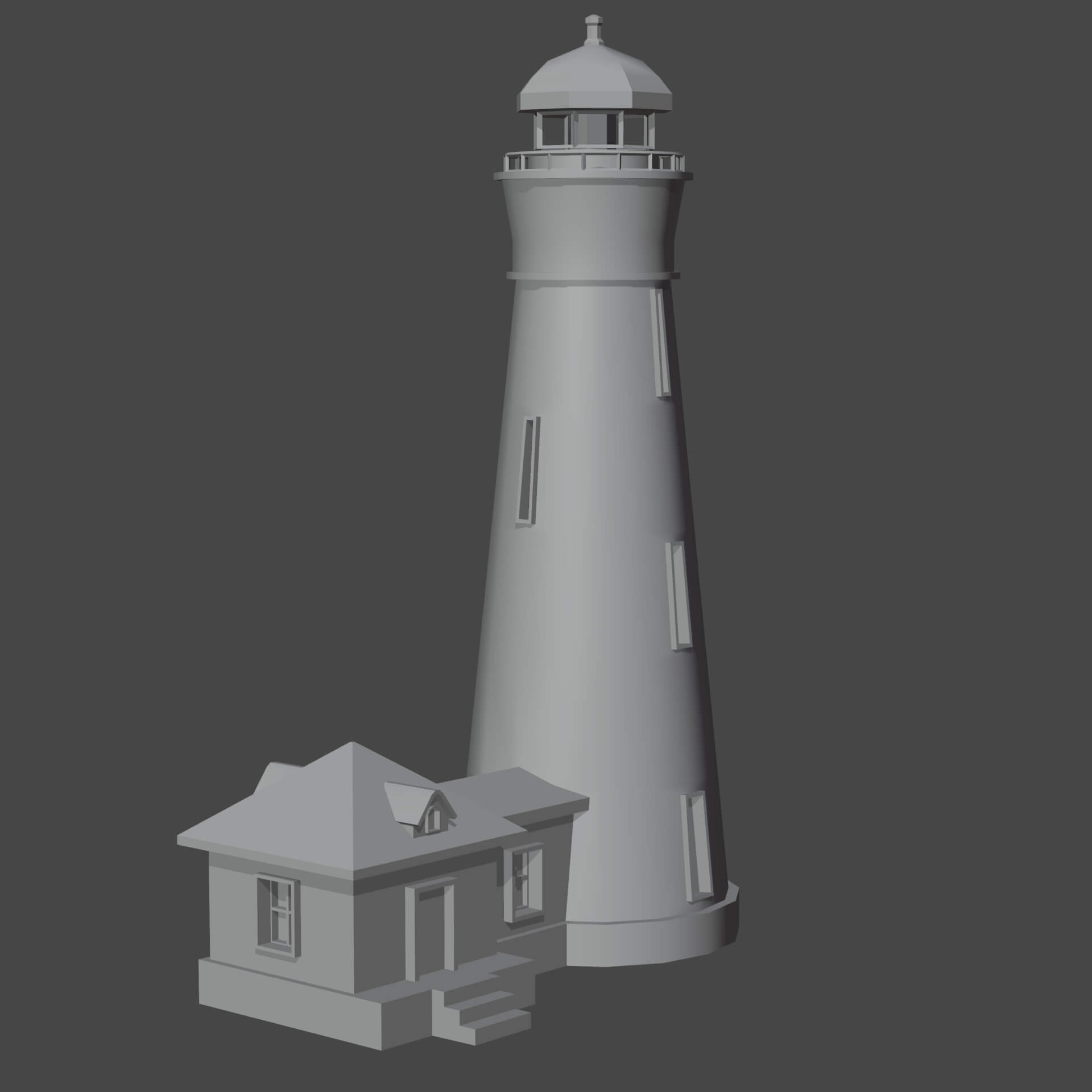 Lighthouse - 3D Model by Arq_Maaaahh