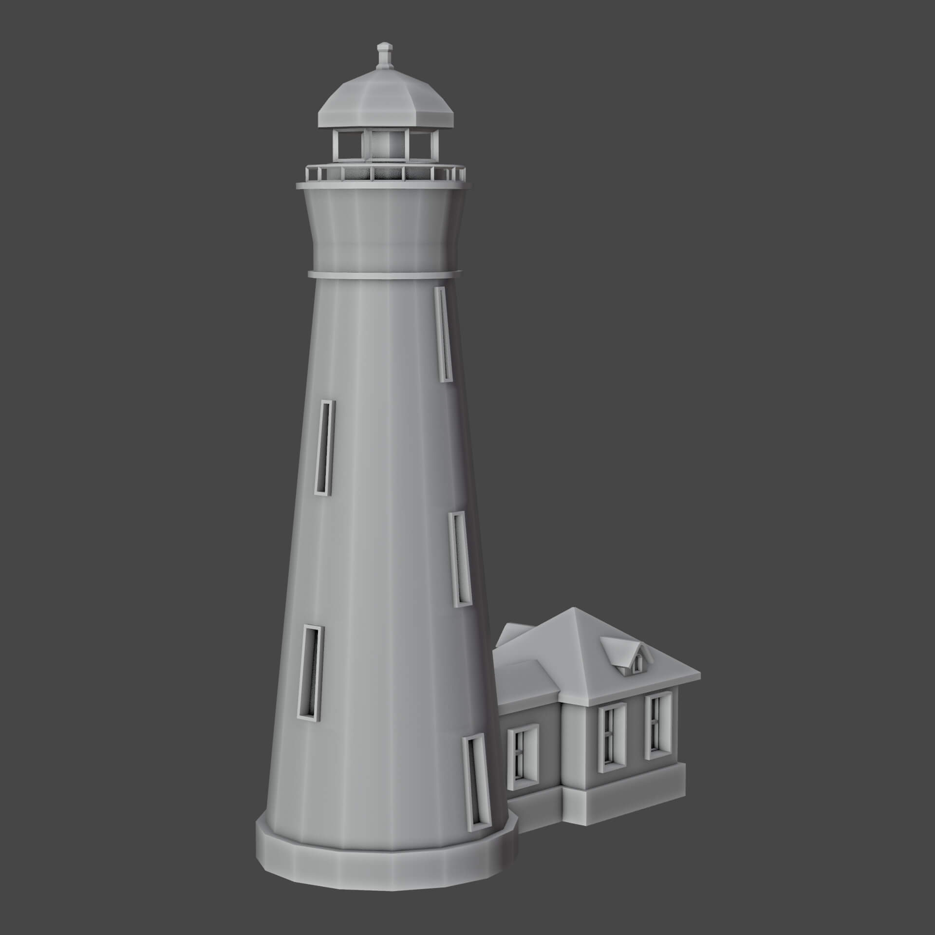 Lighthouse - 3D Model by Arq_Maaaahh