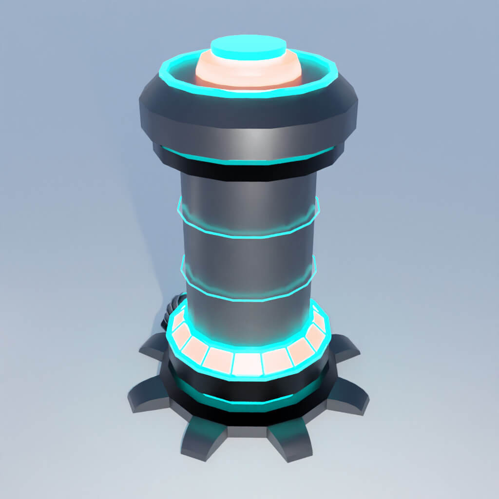 Sci-Fi Structure 01 3D Model by Arq_Maaaahh