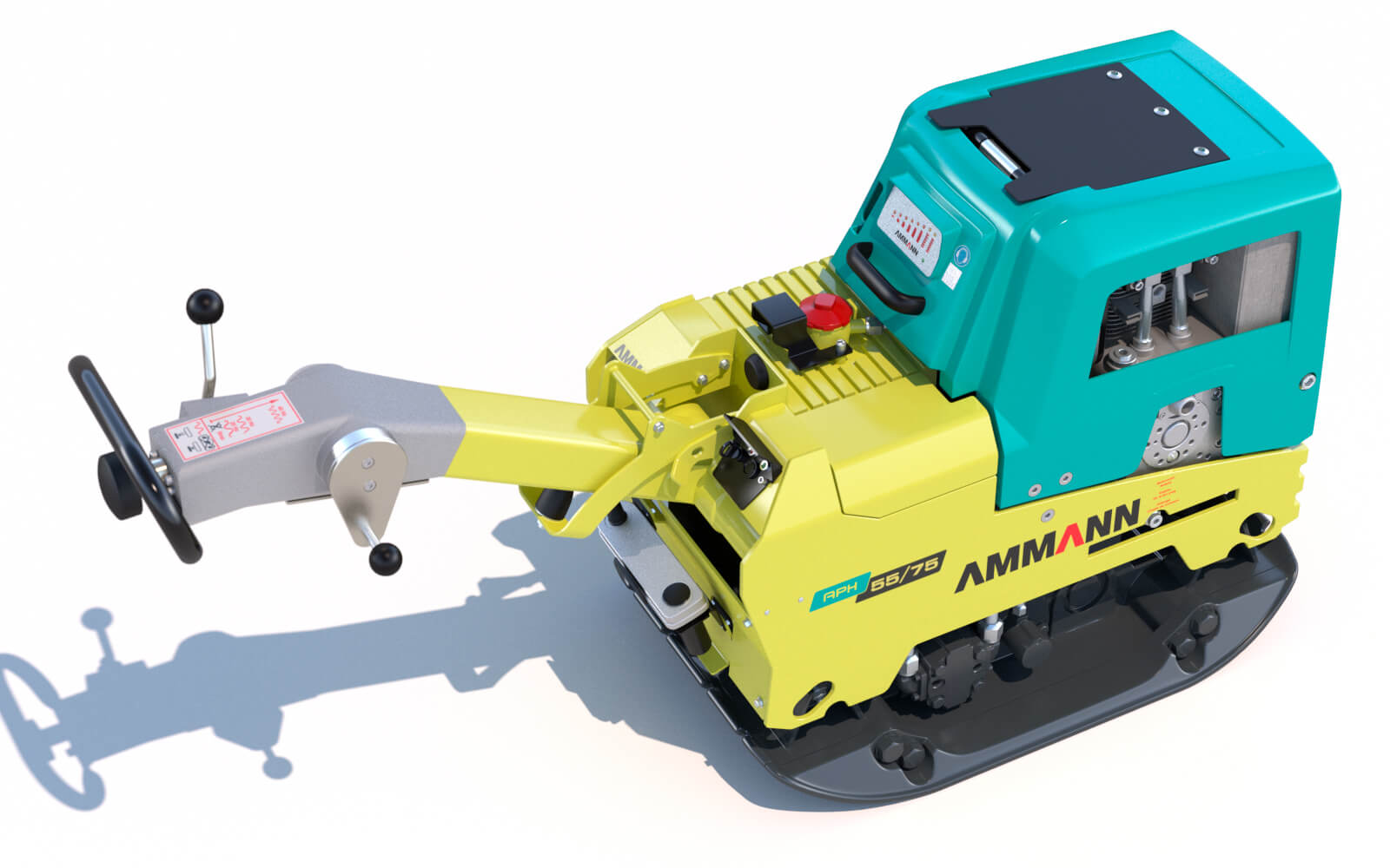 Ammann 55-75 Vibratory Reversible Plate 3D Model by ArqArt