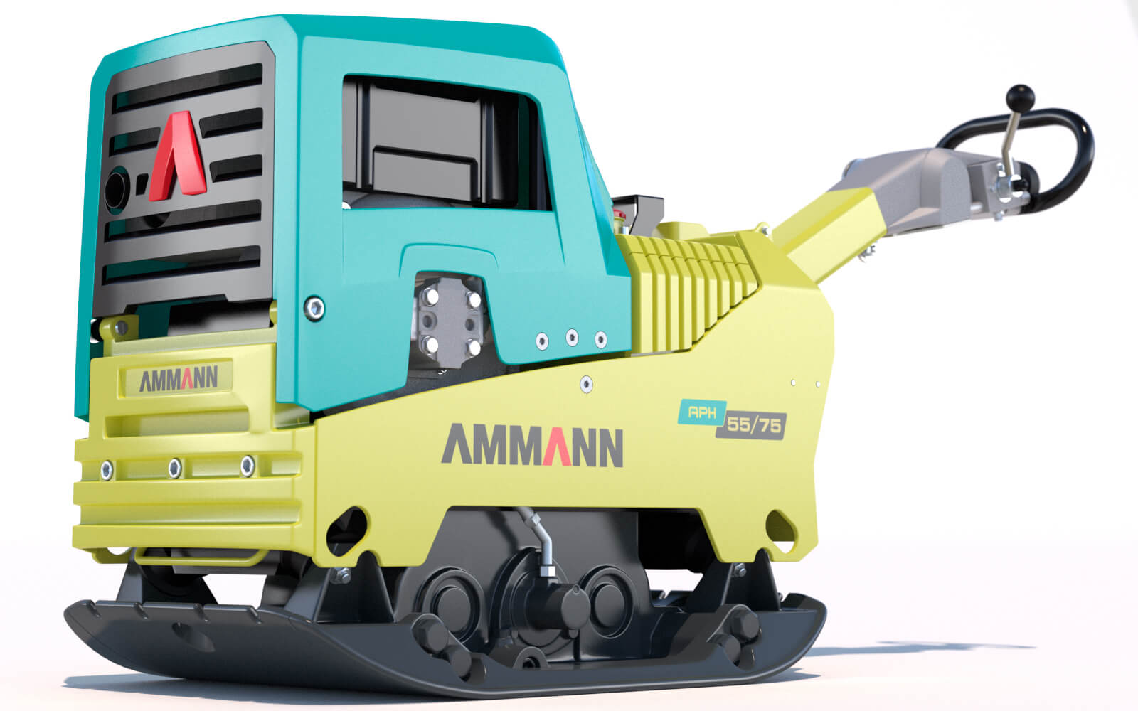 Ammann 55-75 Vibratory Reversible Plate 3D Model by ArqArt