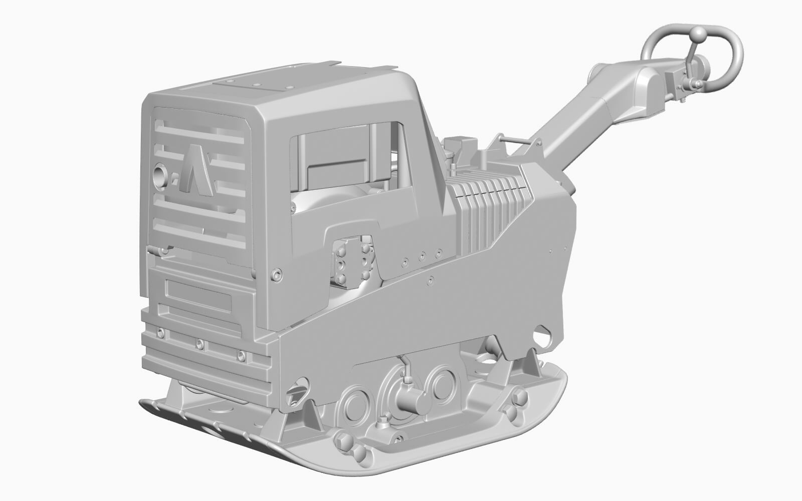 Ammann 55-75 Vibratory Reversible Plate 3D Model by ArqArt