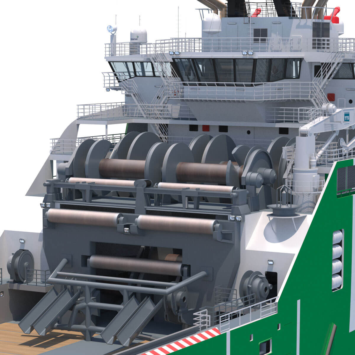 Anchor Handling Tug Supply Vessel Bourbon Arctic - 3D Model by ArqArt