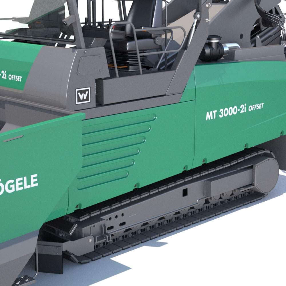 Asphalt Feeder Vogele MT3000 - 3D Model by ArqArt
