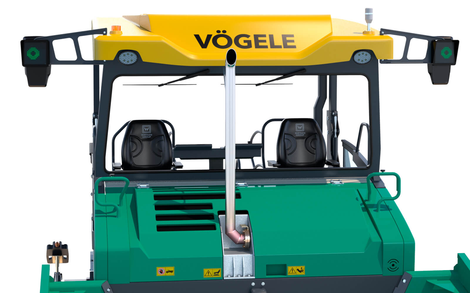 Asphalt Paver Vogele Super 1800 5I PBR - 3D Model by ArqArt