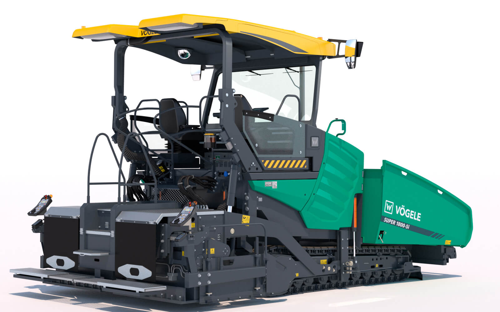 Asphalt Paver Vogele Super 1800 5I - 3D Model by ArqArt