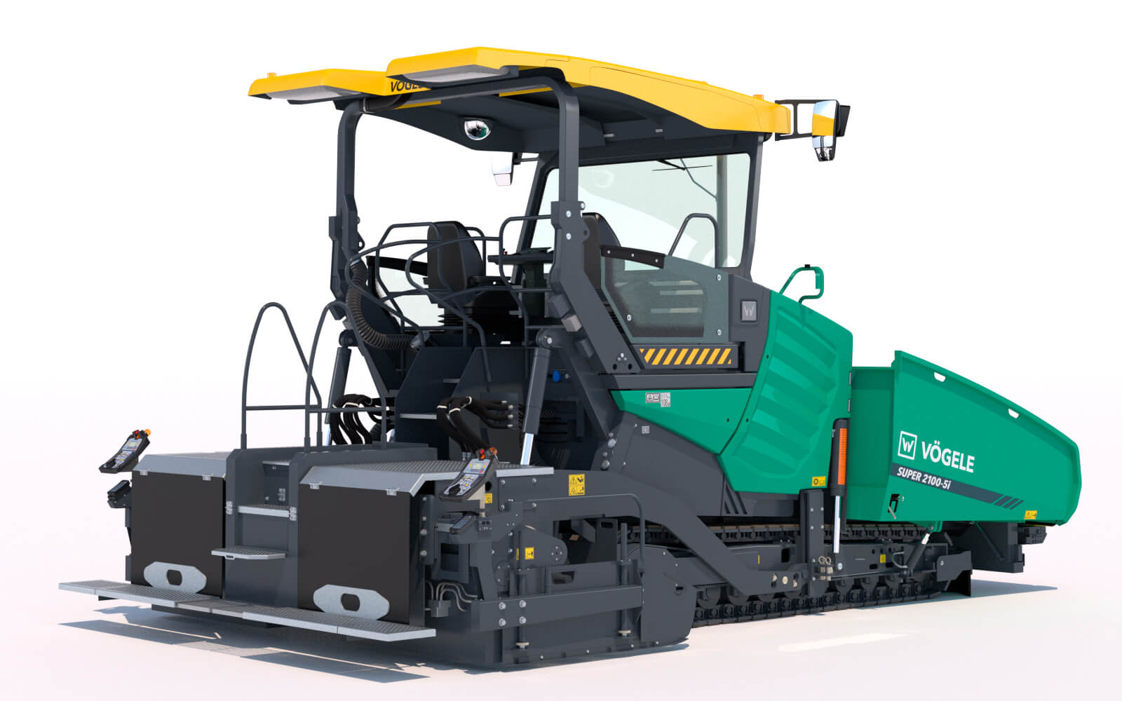 Asphalt Paver Vogele Super 2100 5I - 3D Model by ArqArt