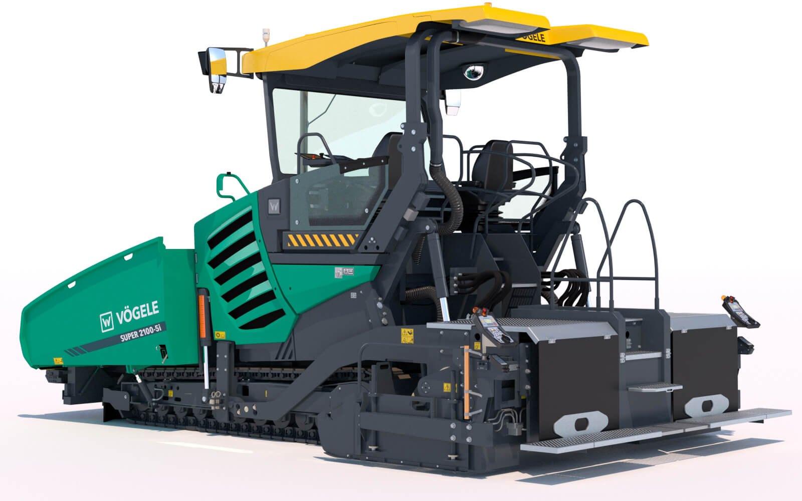 Asphalt Paver Vogele Super 2100 5I - 3D Model by ArqArt