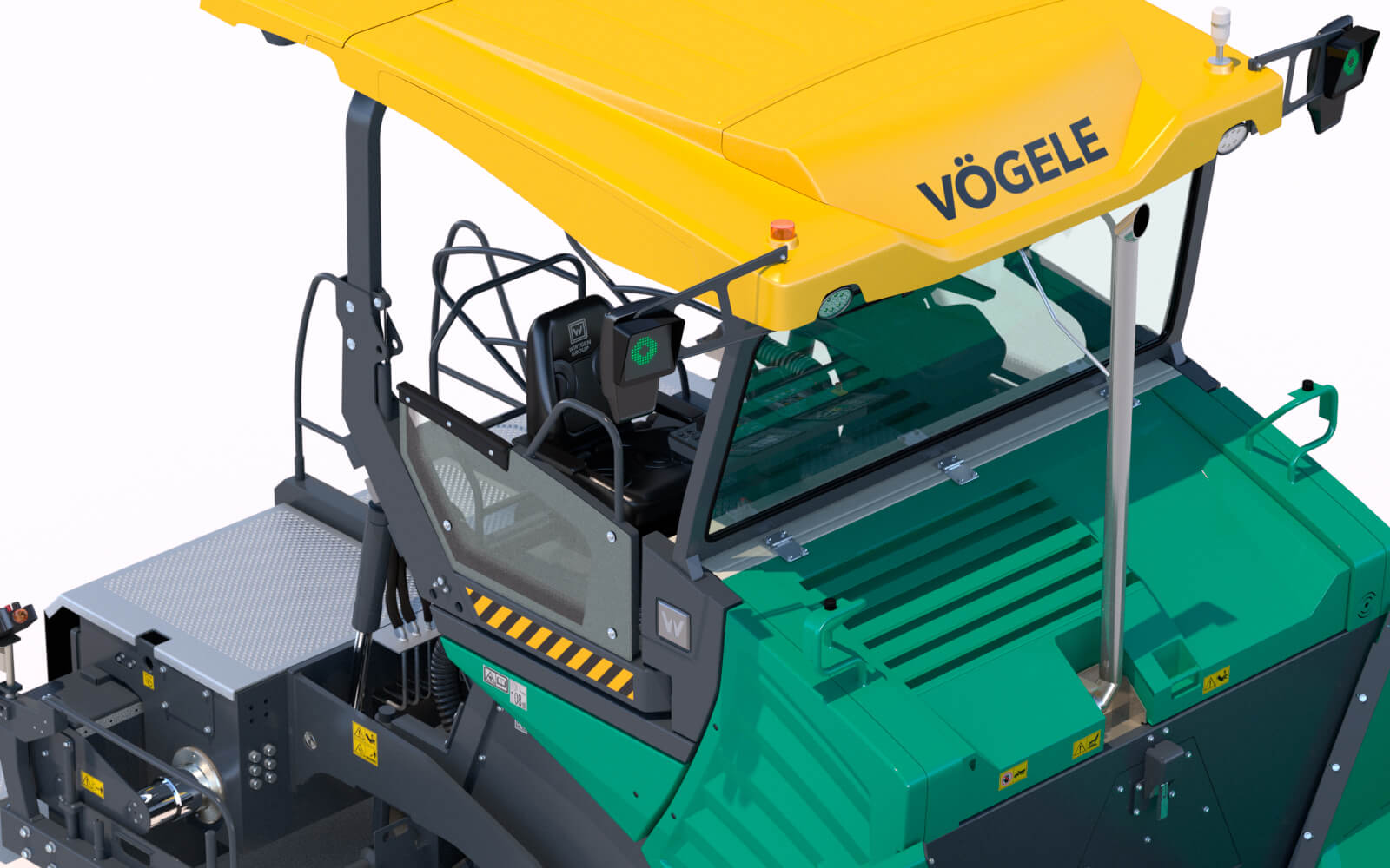 Asphalt Paver Vogele Super 2100 5I - 3D Model by ArqArt