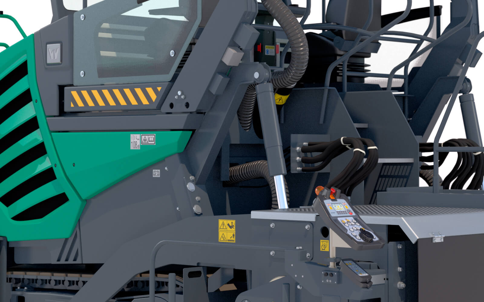 Asphalt Paver Vogele Super 2100 5I - 3D Model by ArqArt