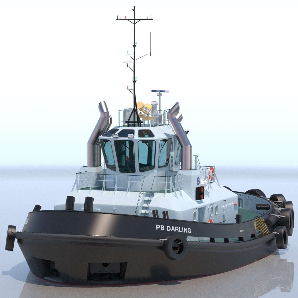 ATD Tug PB Darling - 3D Model by ArqArt
