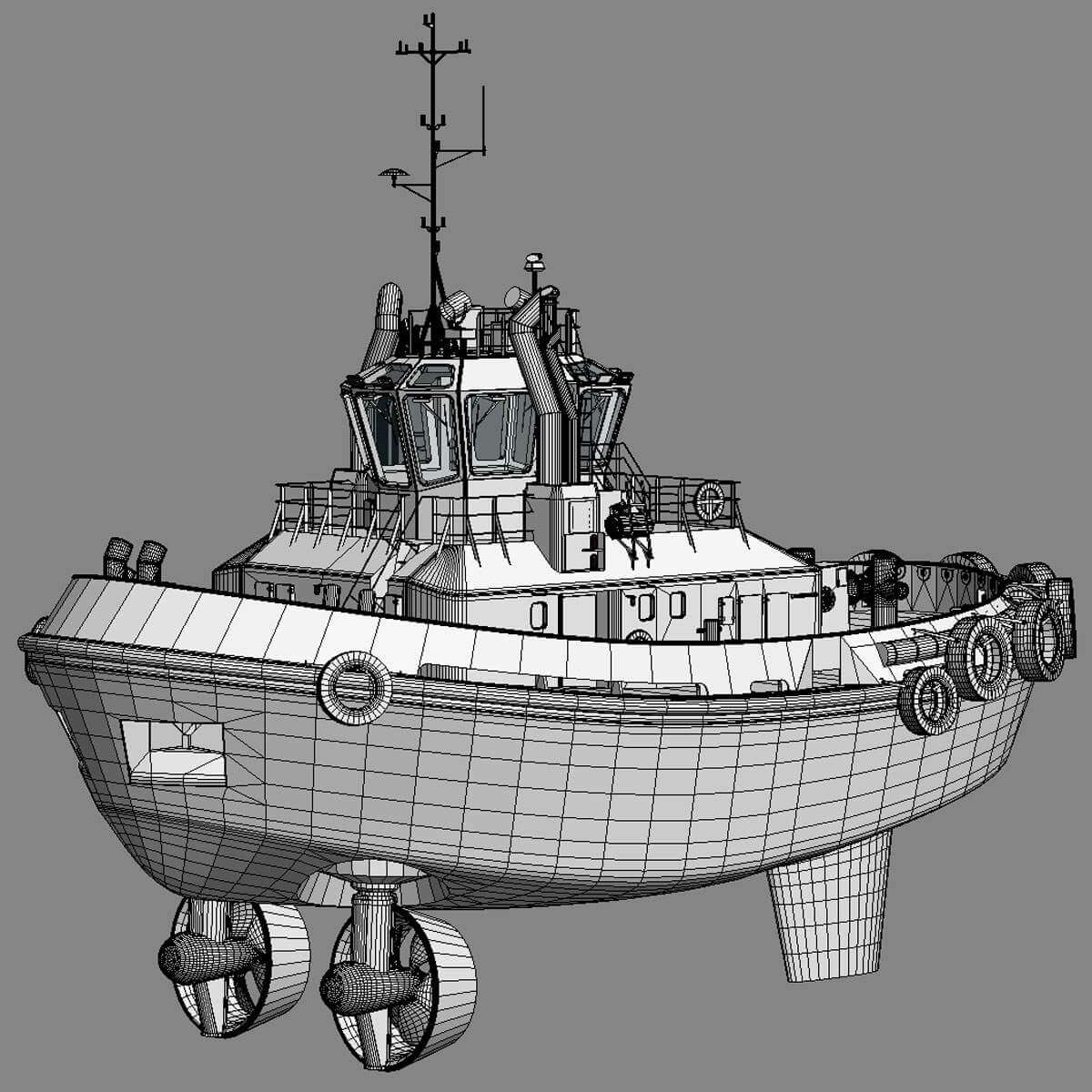 ATD Tug PB Darling - 3D Model by ArqArt