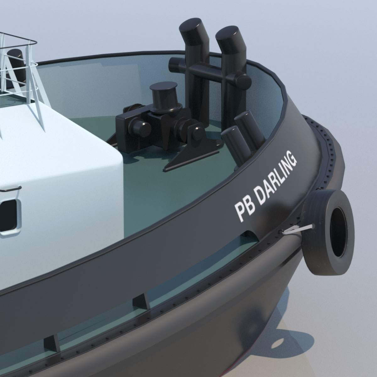 ATD Tug PB Darling - 3D Model by ArqArt