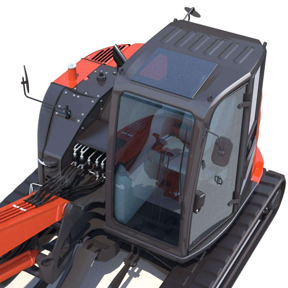 Hitachi Zx85Usb Compact Excavator - 3D Model by ArqArt