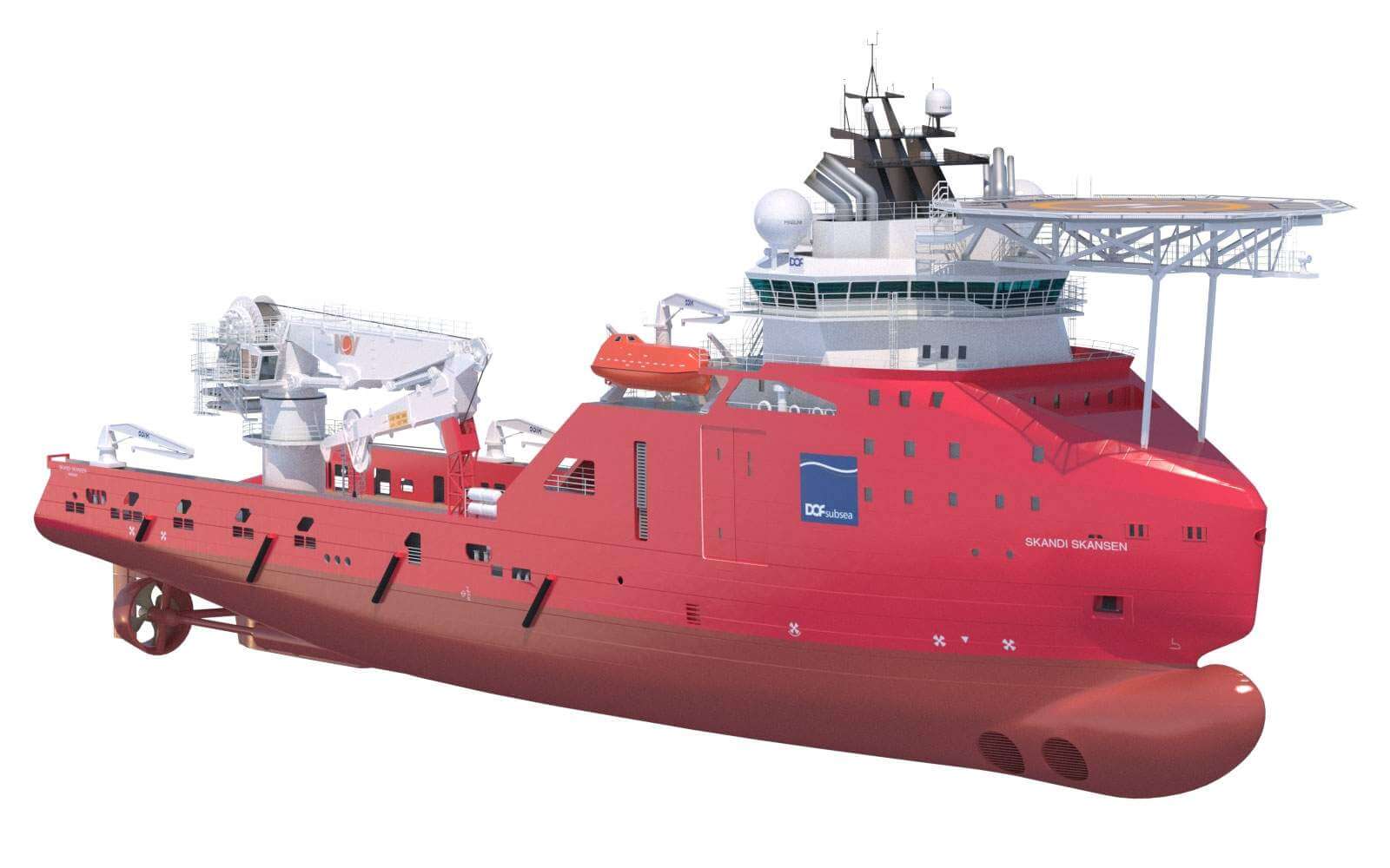 Construction Anchor Handling Vessel Skandi Skansen - 3D Model by ArqArt