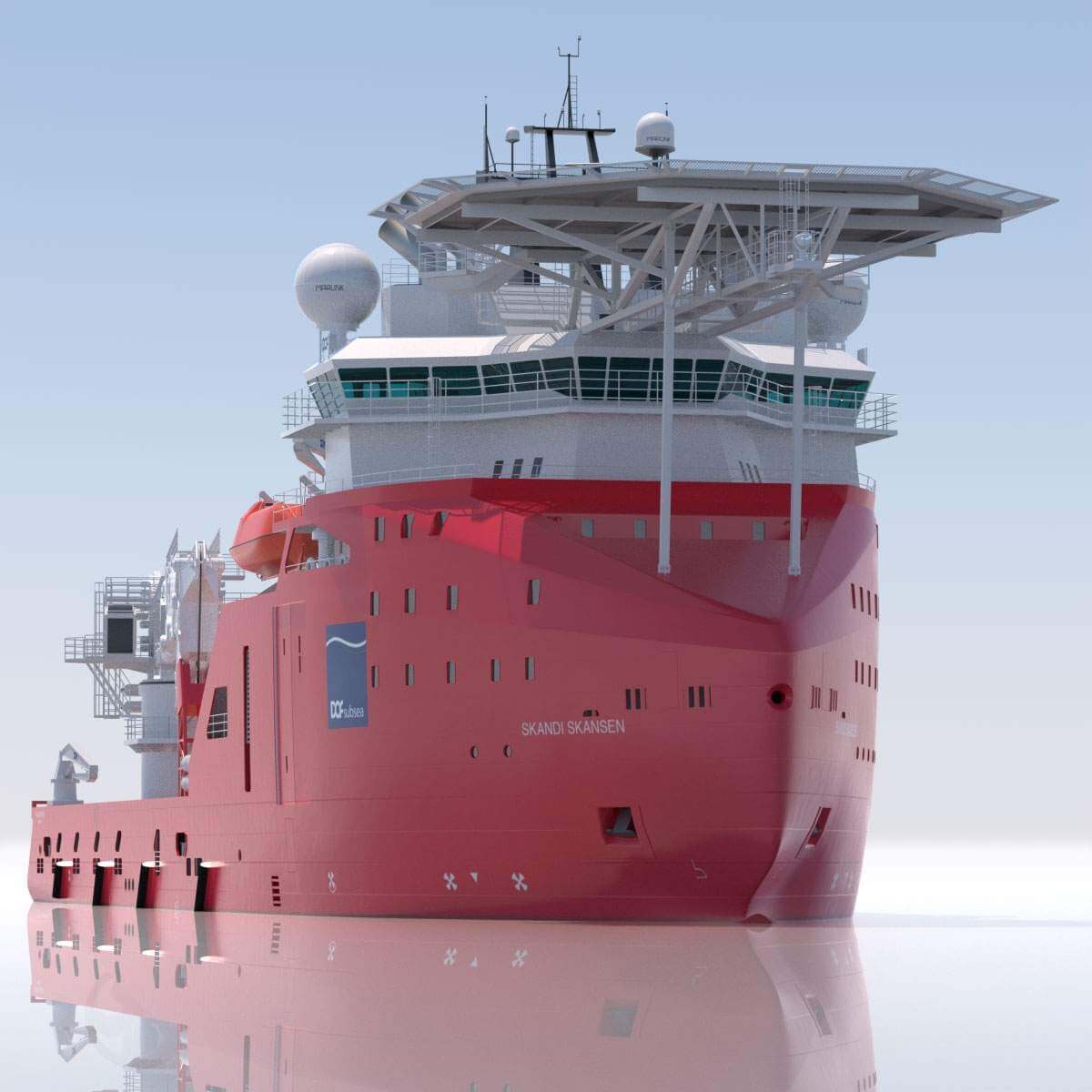 Construction Anchor Handling Vessel Skandi Skansen - 3D Model by ArqArt