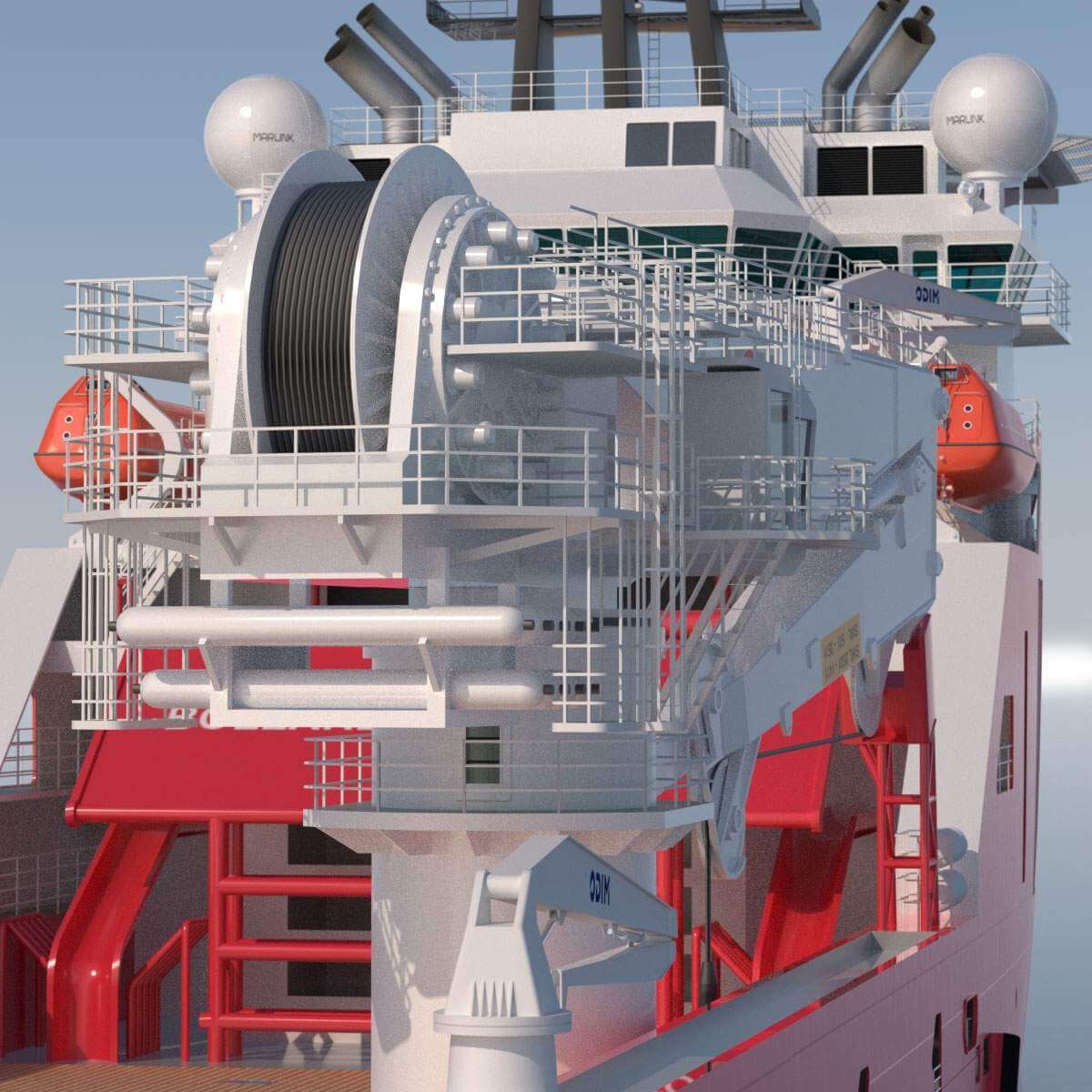 Construction Anchor Handling Vessel Skandi Skansen - 3D Model by ArqArt