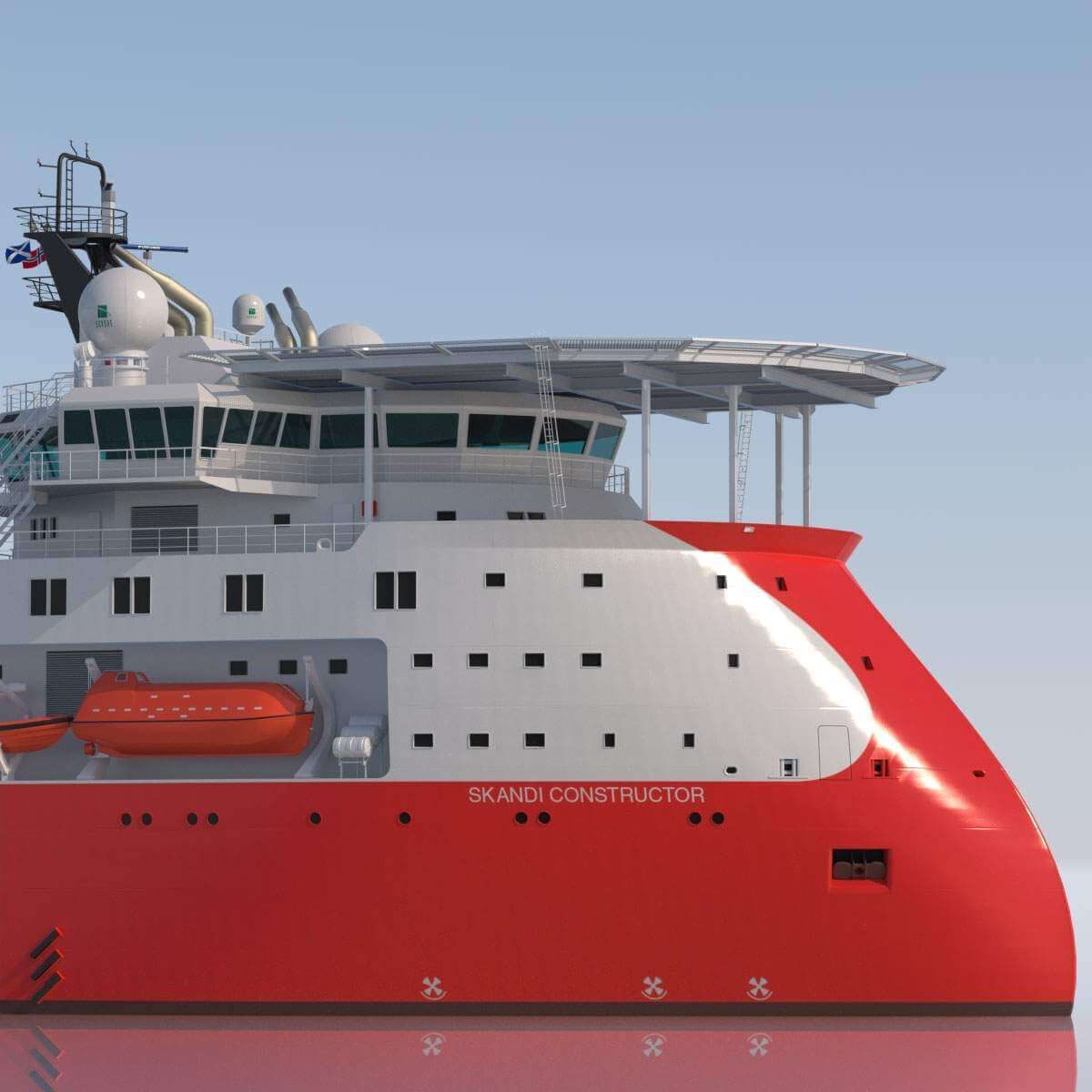 Construction Well Intervention Vessel Skandi Constructor - 3D Model by ...